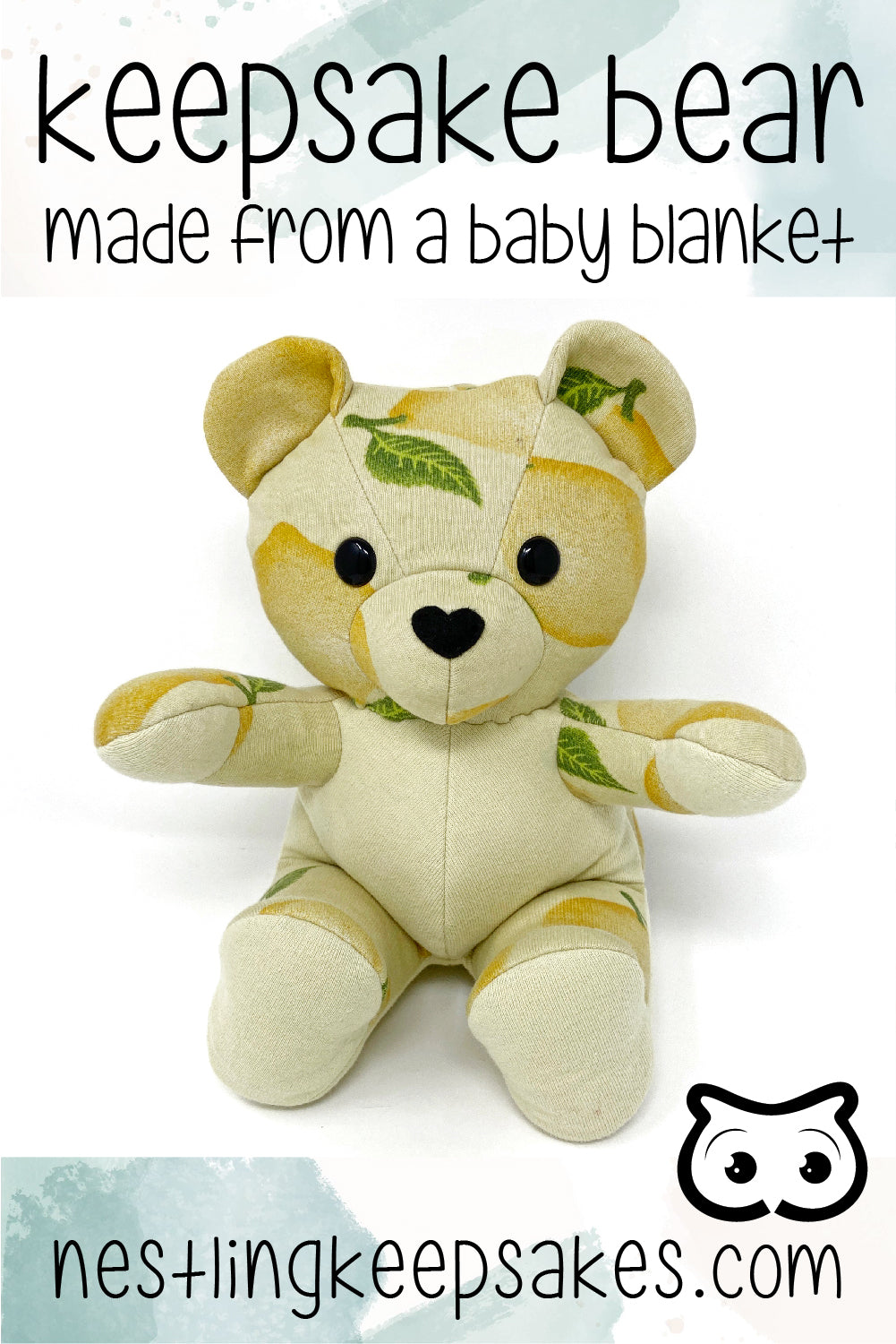 Graduation Gift Memory Bear – Nestling Keepsakes