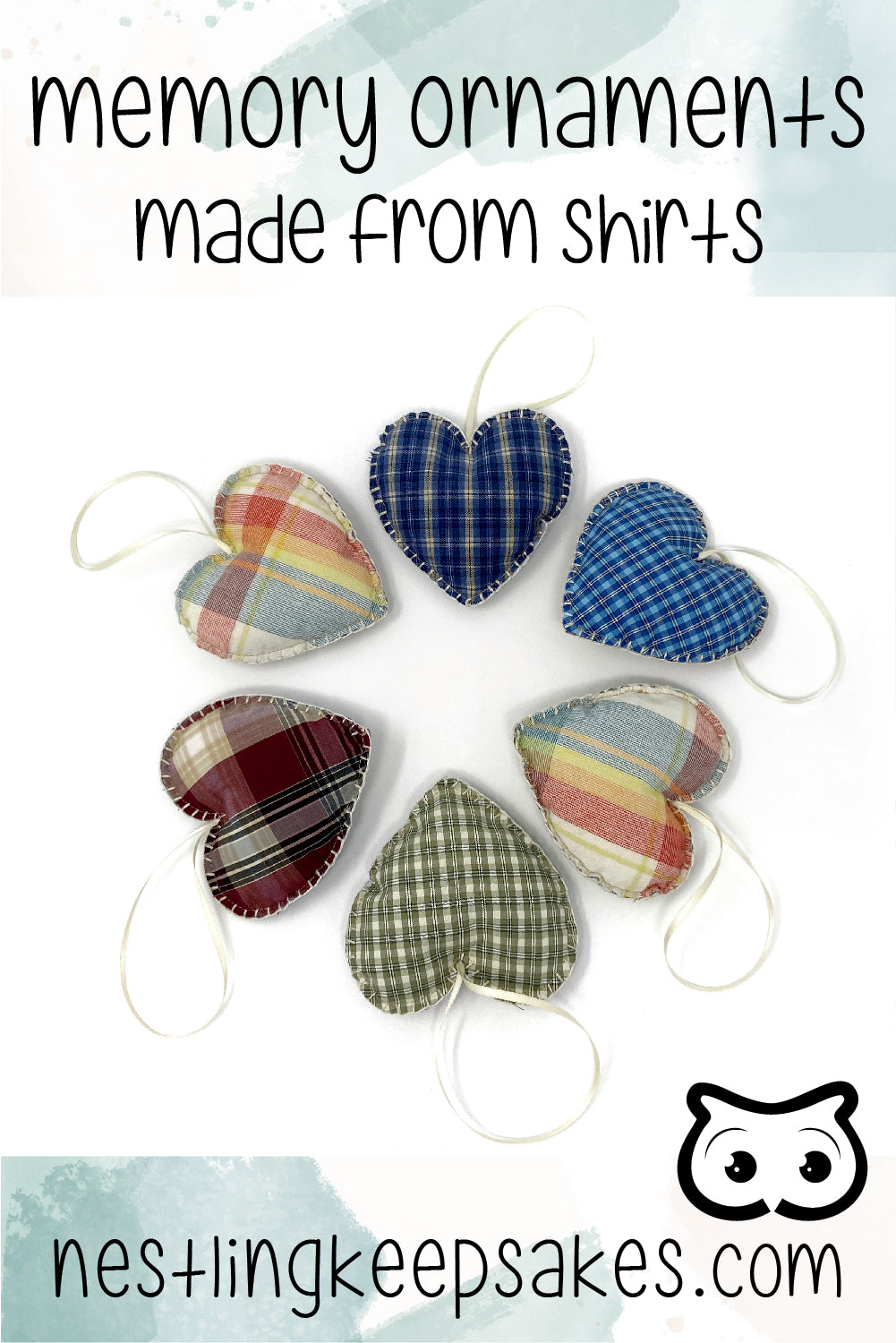 Memory Ornaments made from Clothing – Nestling Keepsakes