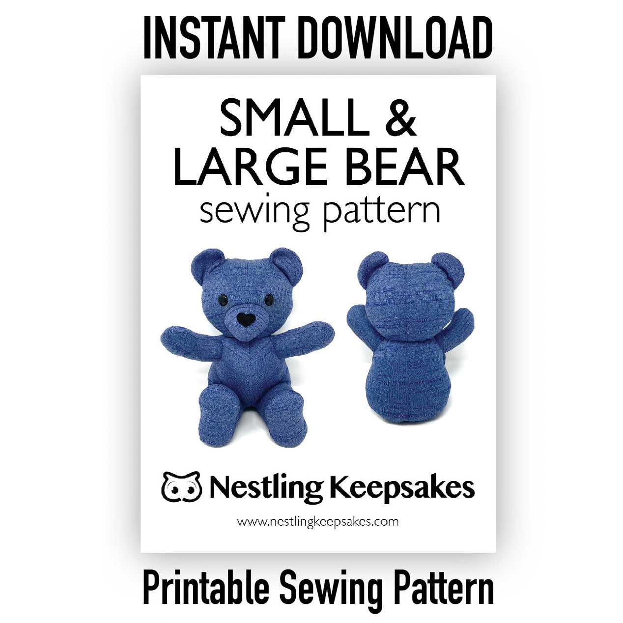 Sewing Patterns, Tutorials & Kits – Nestling Keepsakes