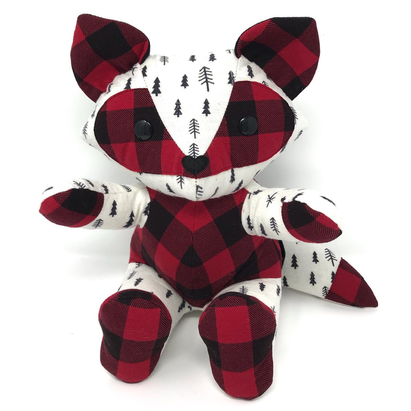 Fox Keepsake Made from Baby Clothes – Nestling Keepsakes