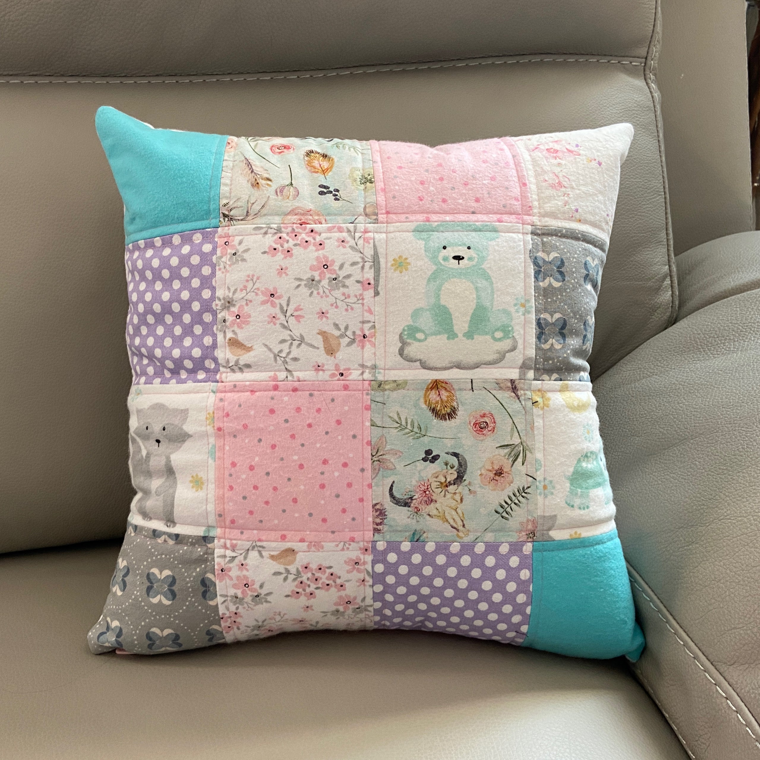 Memory Quilted Pillow Cover – Nestling Keepsakes