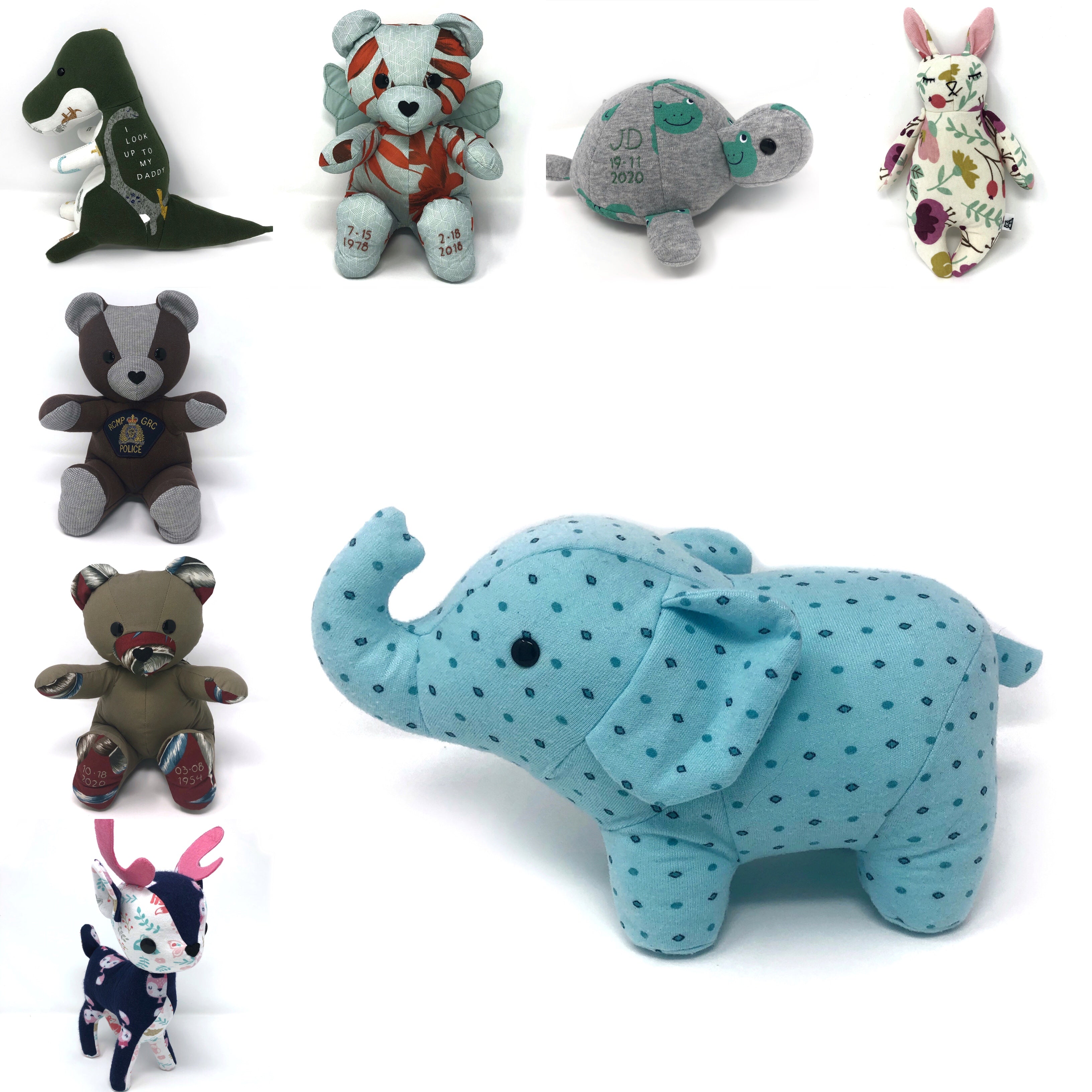 Some Favourite Memory Bears – Nestling Keepsakes