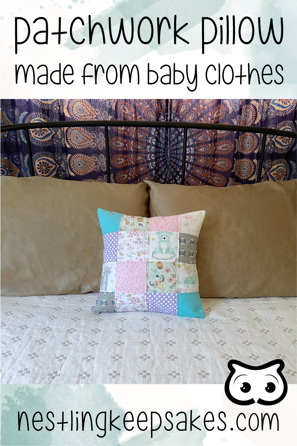Quilted Baby Keepsake Pillows – Nestling Keepsakes