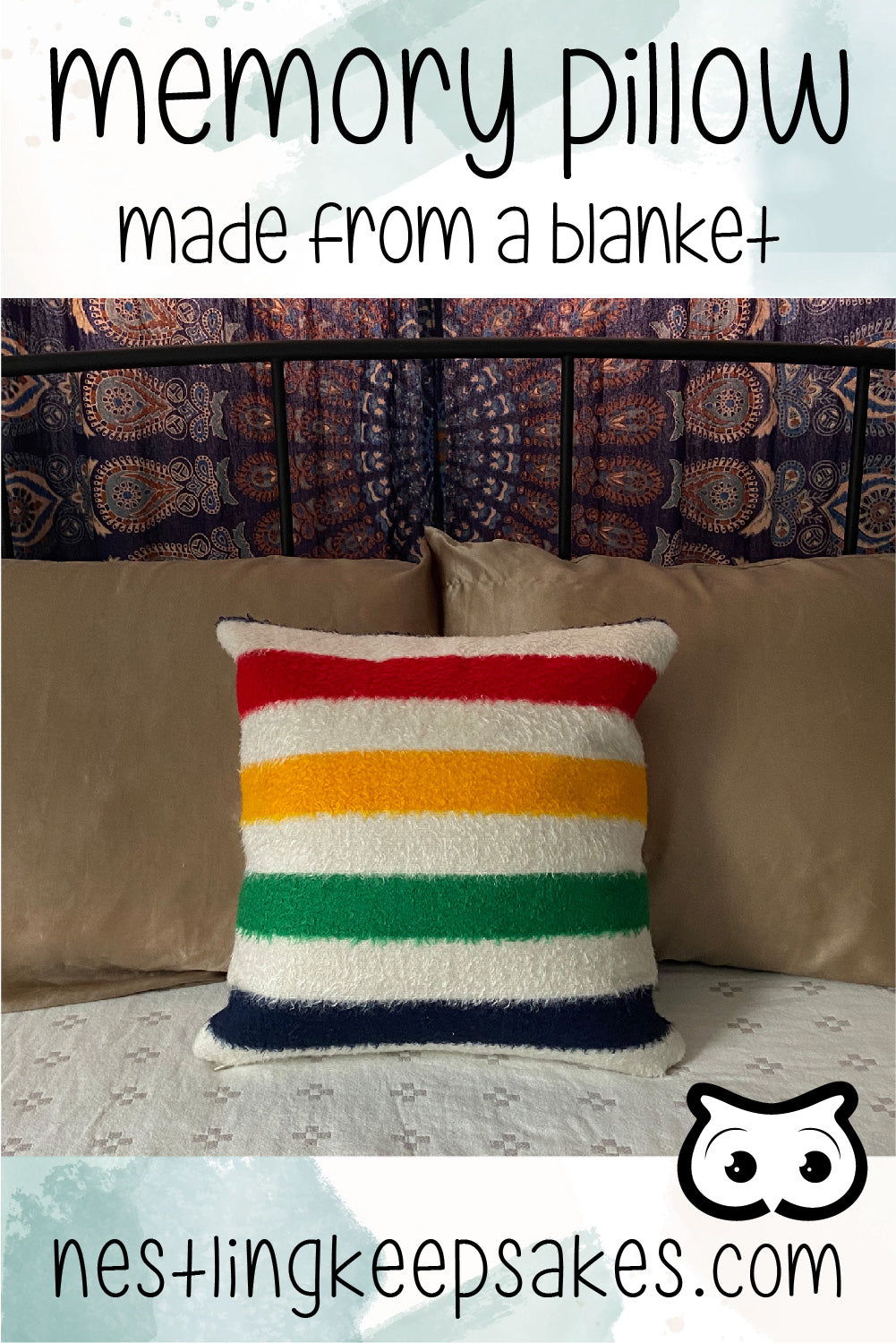 Memory Pillows for Your Bedroom – Nestling Keepsakes