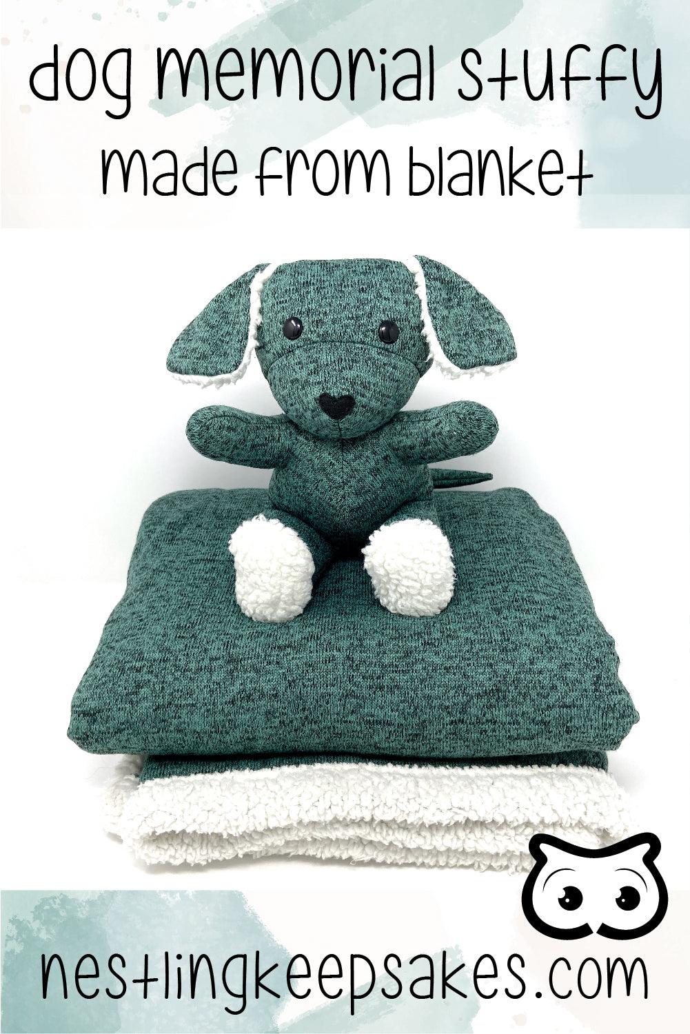 Dog Memorial Keepsake Stuffed Animals – Nestling Keepsakes