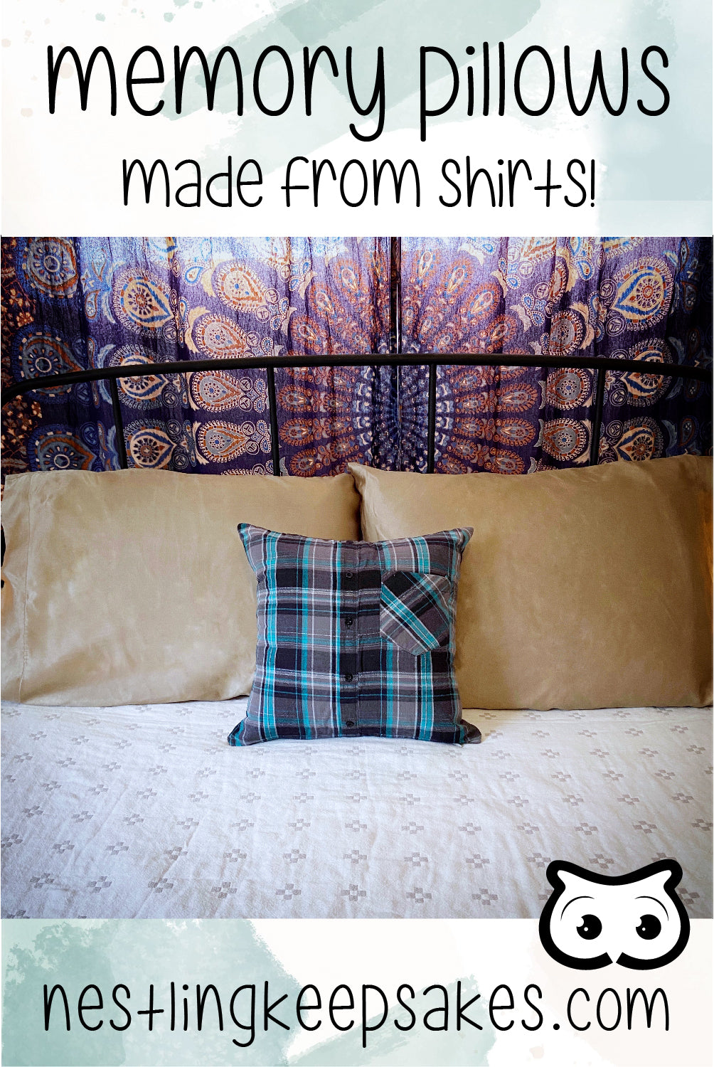 Memory Pillows to Cuddle – Nestling Keepsakes