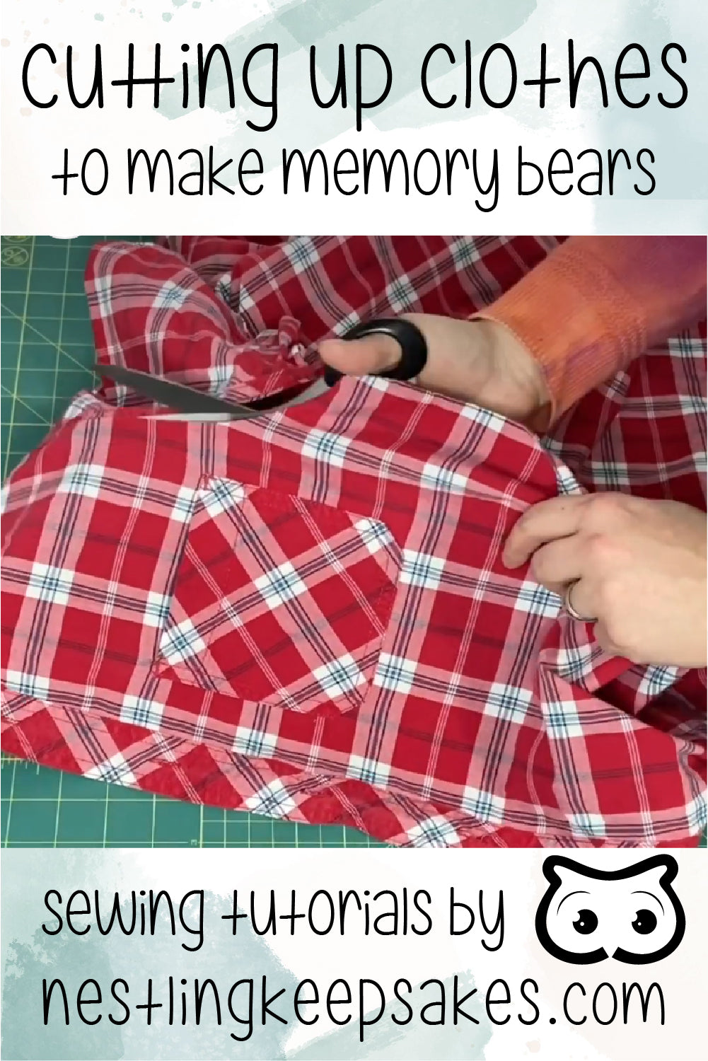 How to Dismantle Clothes for a Memory Bear – Nestling Keepsakes
