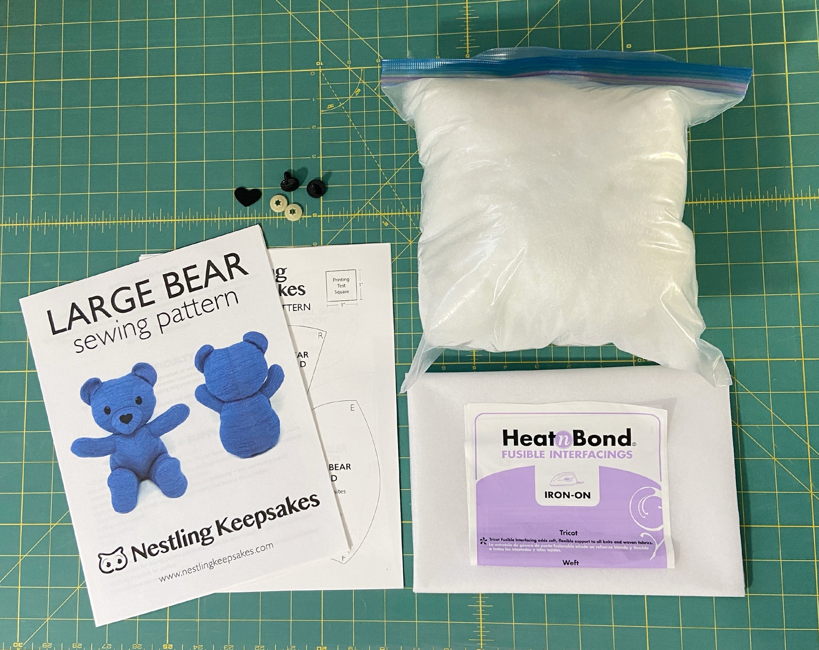 Memory Bear Sewing Kit - LARGE 11" – Nestling Keepsakes