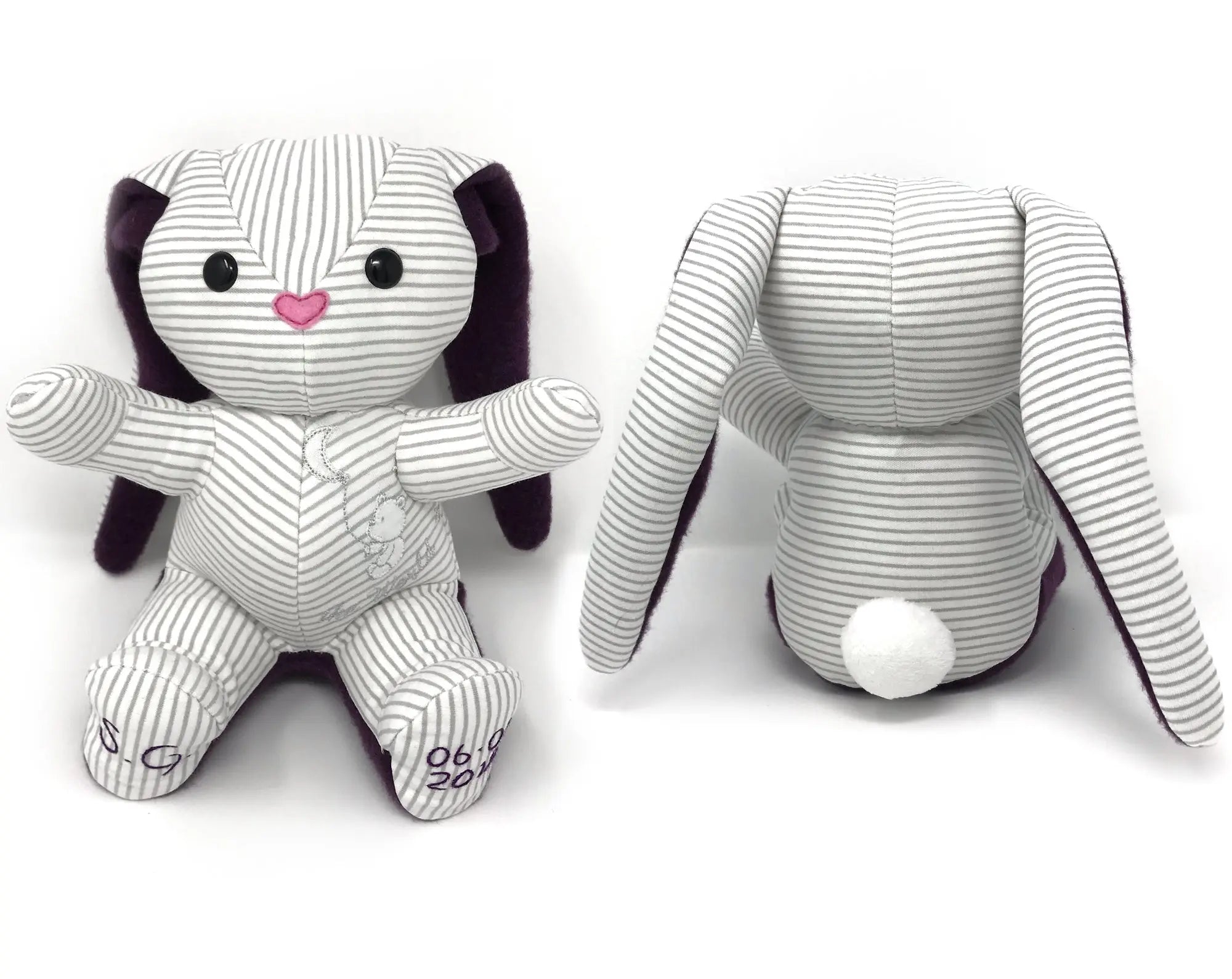 Keepsake Memory Bunny Rabbit Stuffed Animal – Nestling Keepsakes