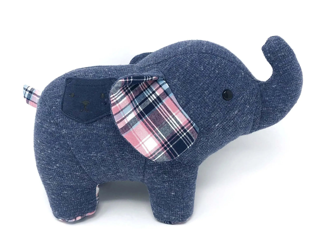 Keepsake Memory Elephant Stuffed Animal - Nestling Keepsakes